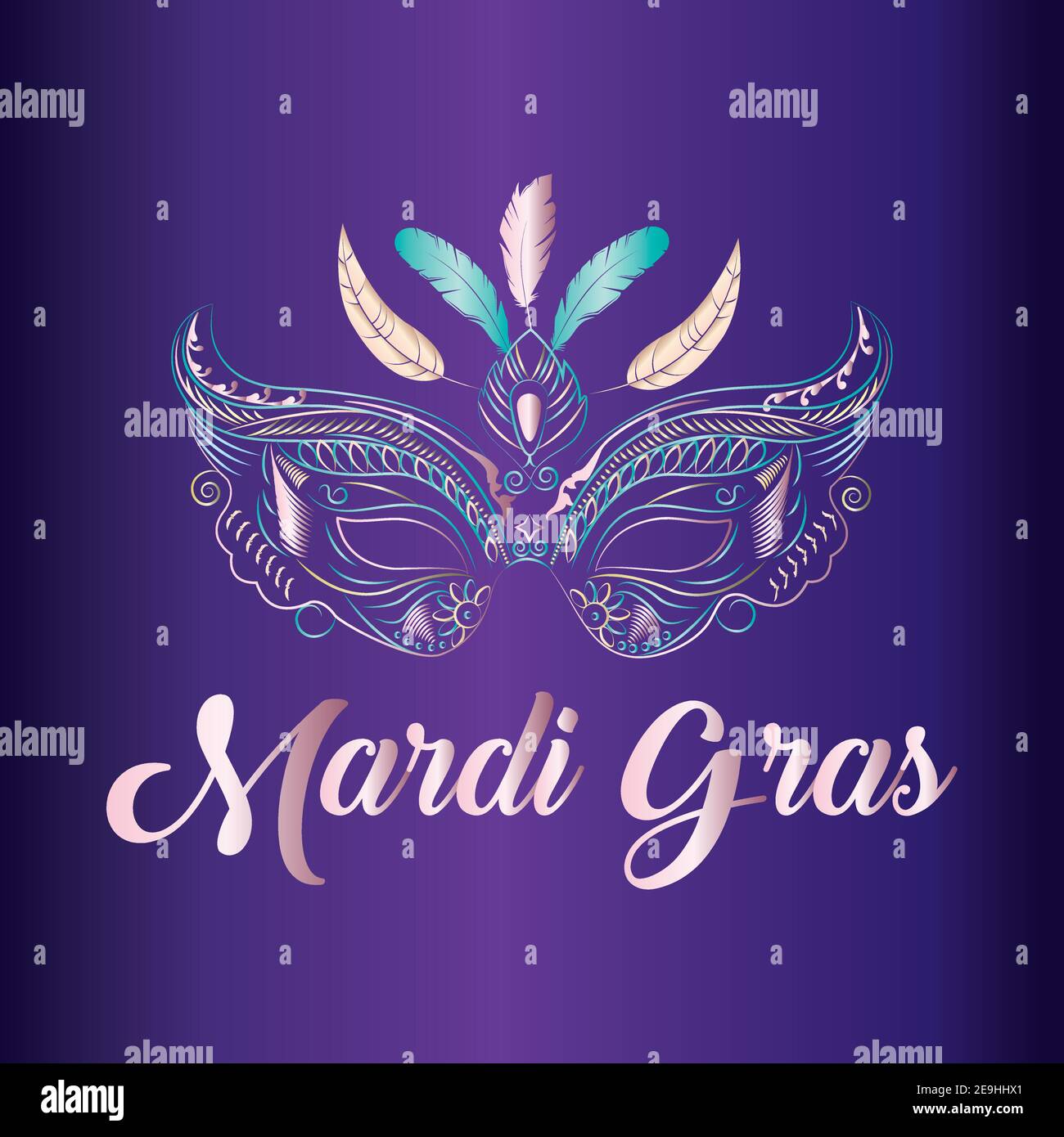 Mardi gras poster Stock Vector Image & Art - Alamy