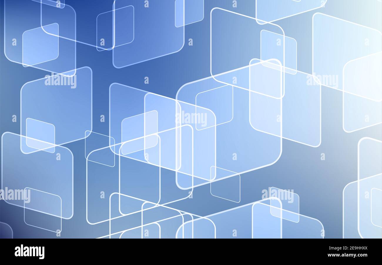 Abstract wide technology background with hexagons and gear wheels. Hi ...