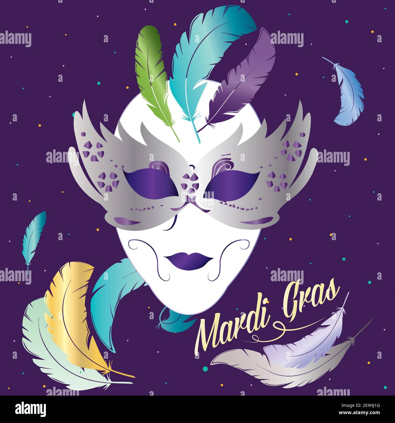 Mardi gras poster Stock Vector Image & Art - Alamy