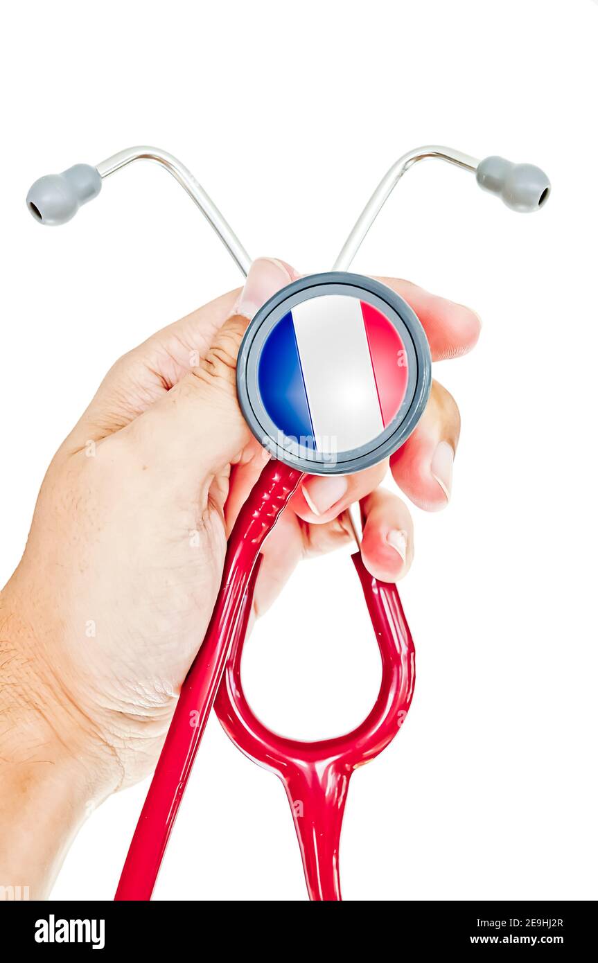 France flag stethoscope hi-res stock photography and images - Alamy