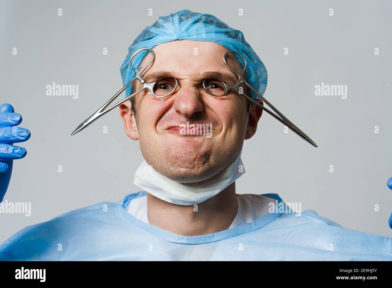 Crazy surgeon hi-res stock photography and images - Alamy