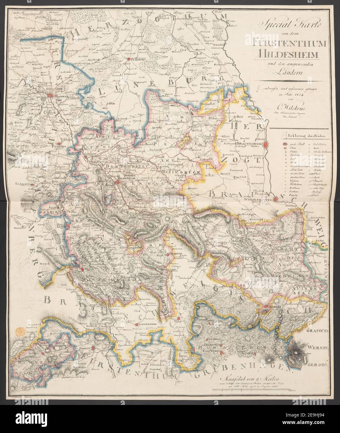 Hanover map hi-res stock photography and images - Alamy