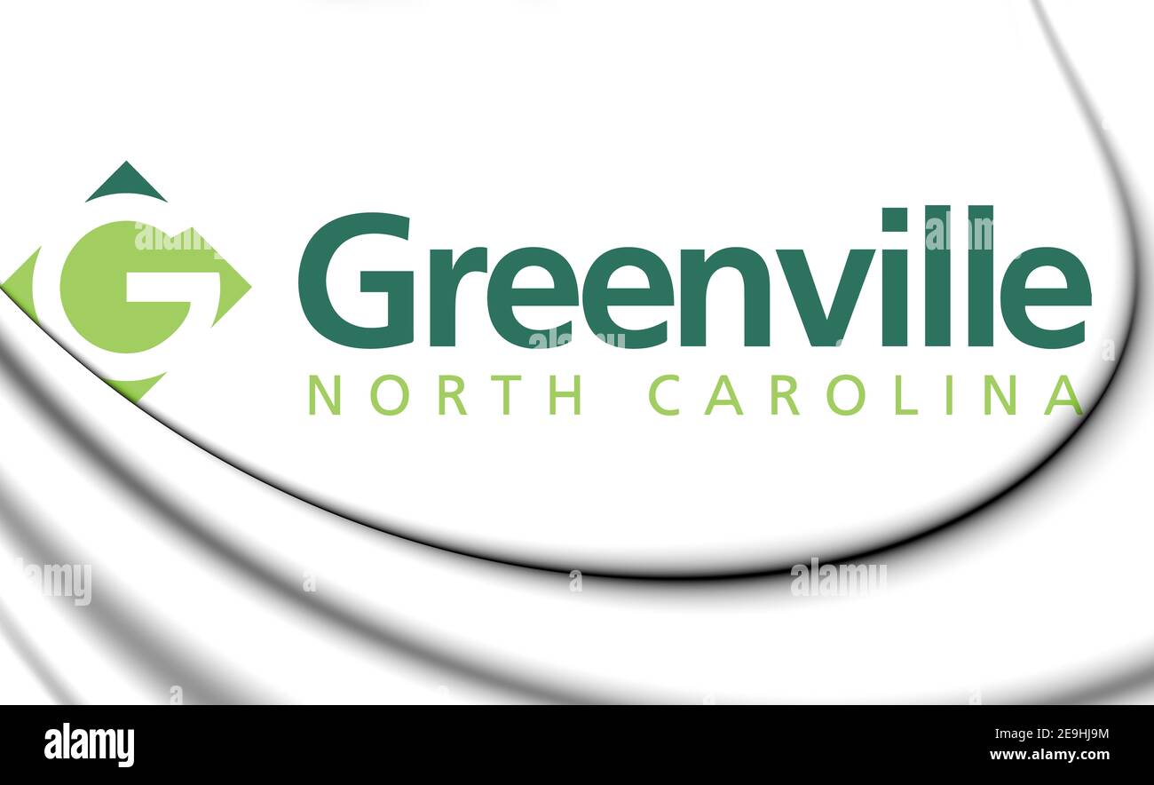 3D Emblem of Greenville (North Carolina), USA. 3D Illustration Stock ...