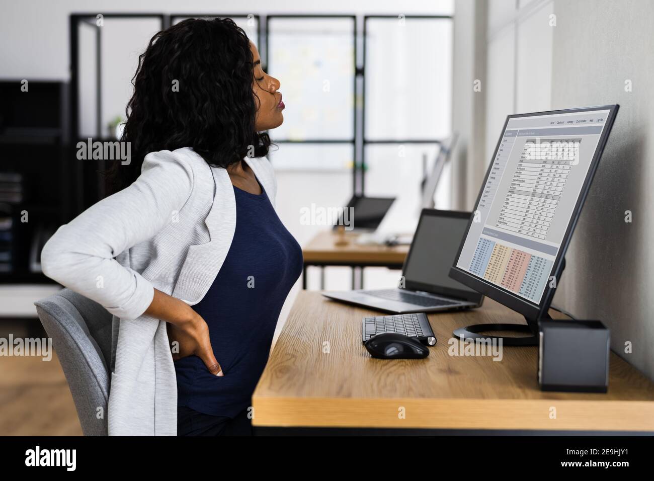 Desk posture hi-res stock photography and images - Alamy