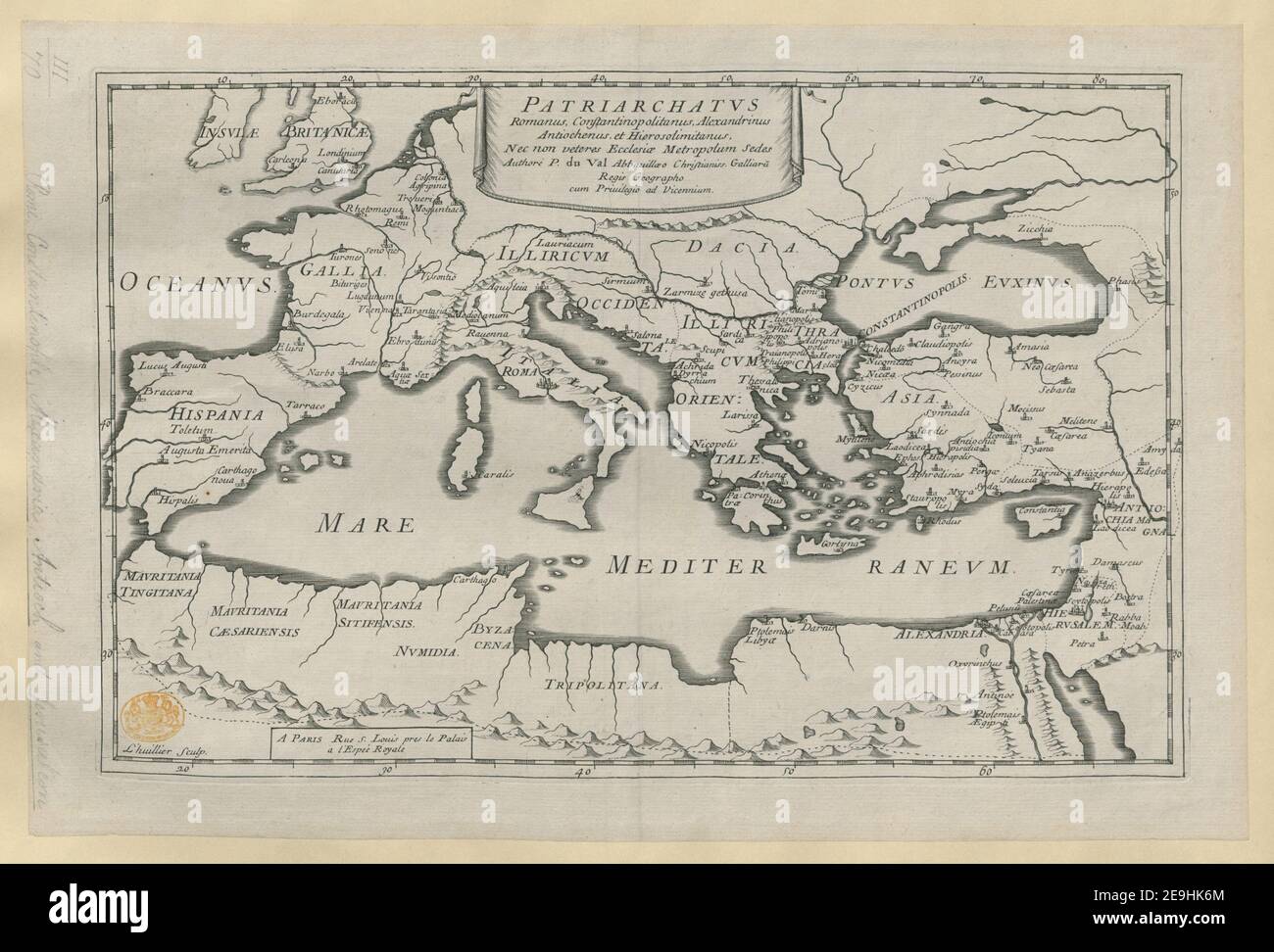Map of paris 1650 hi-res stock photography and images - Alamy