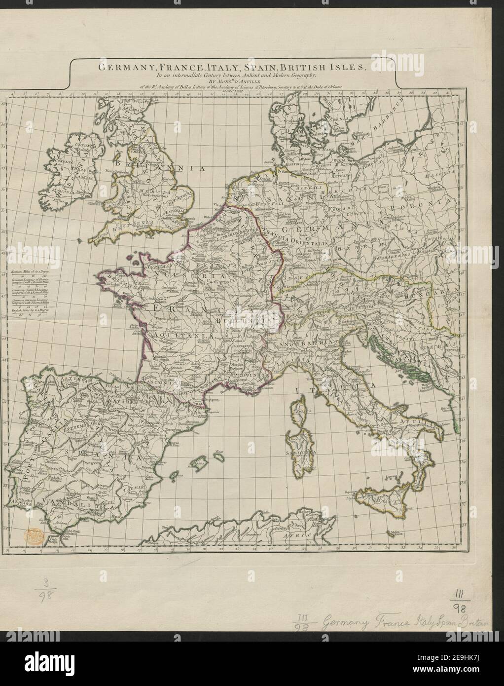 Italy france germany map hi-res stock photography and images - Alamy