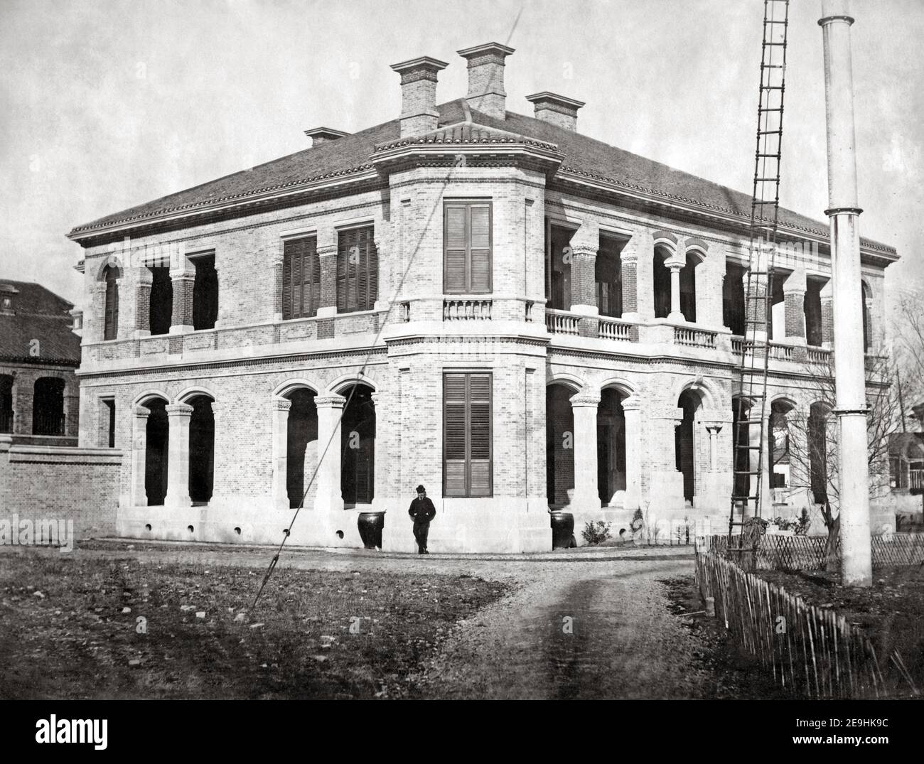 Late 19th century photograph - Residence of the British Consul ...