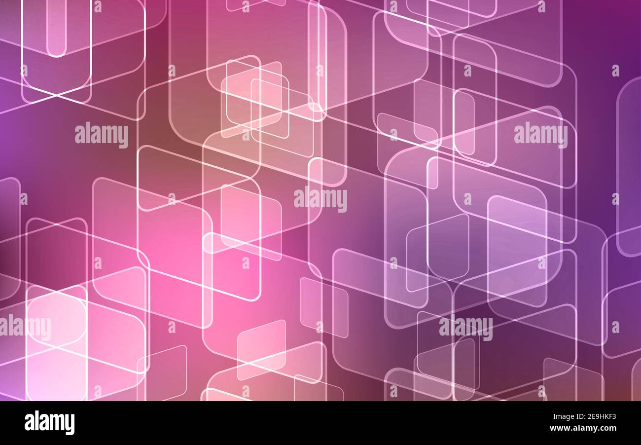 Abstract wide technology background with hexagons and gear wheels. Hi ...