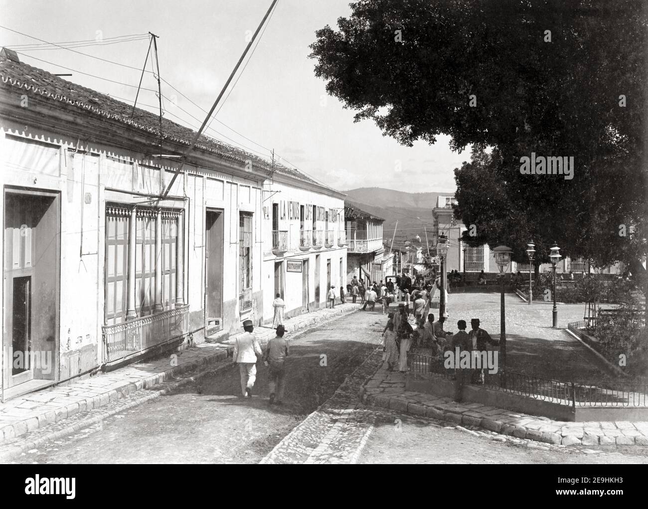 Late 19th century photograph - Santiago, Cuba, c.1900 Stock Photo - Alamy