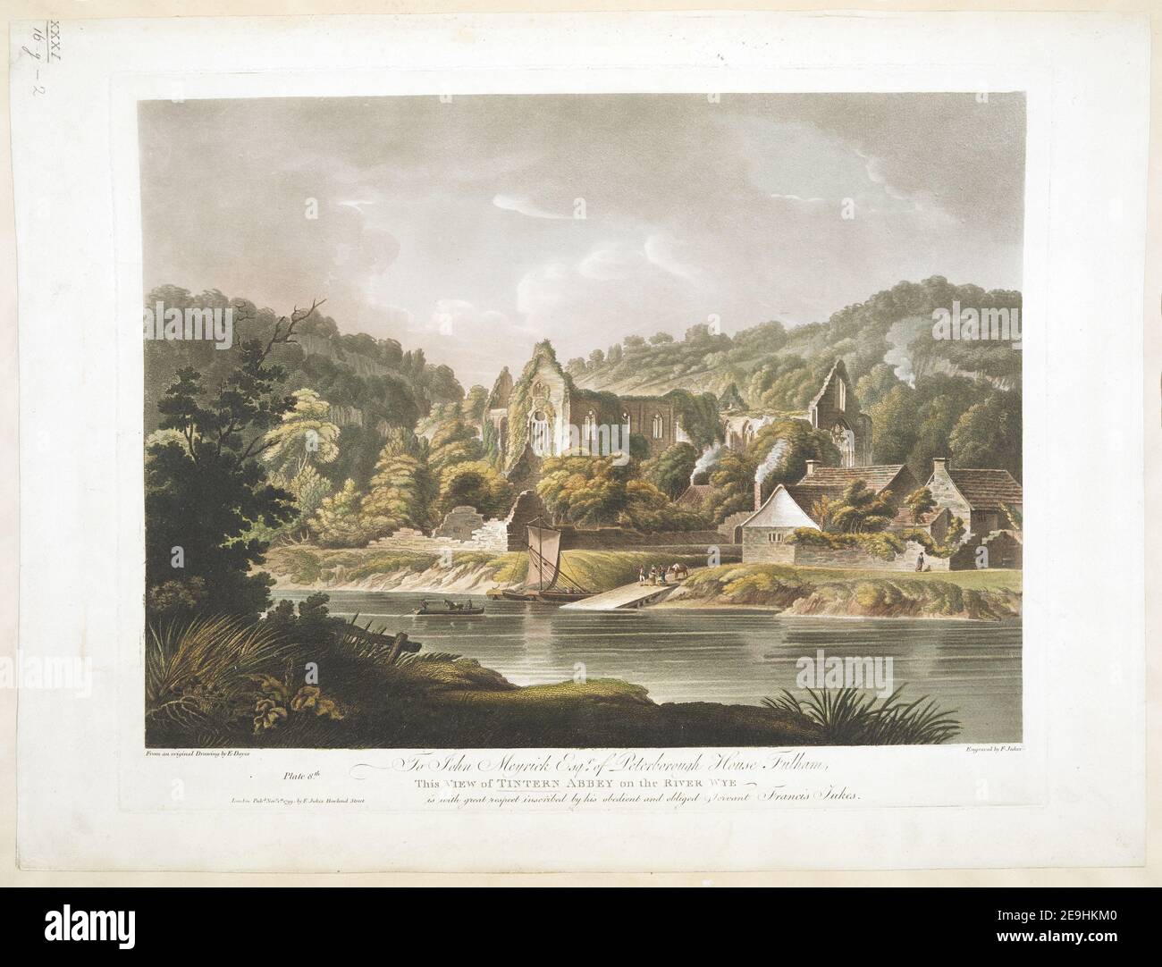 To John Meyrick Esqr of Peterborough House Fulham This VIEW of TINTERN ...