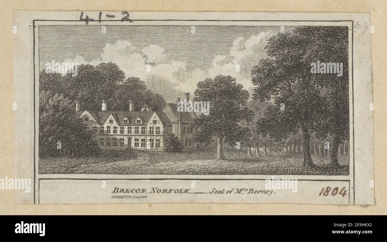 Map of brecon hi-res stock photography and images - Alamy