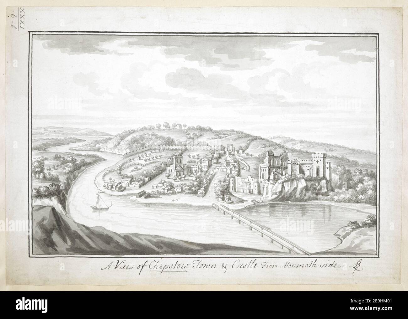 Map of chepstow hi-res stock photography and images - Alamy