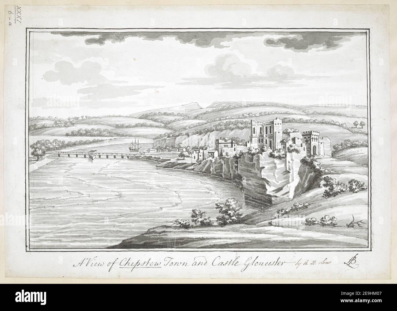 Map of chepstow hi-res stock photography and images - Alamy