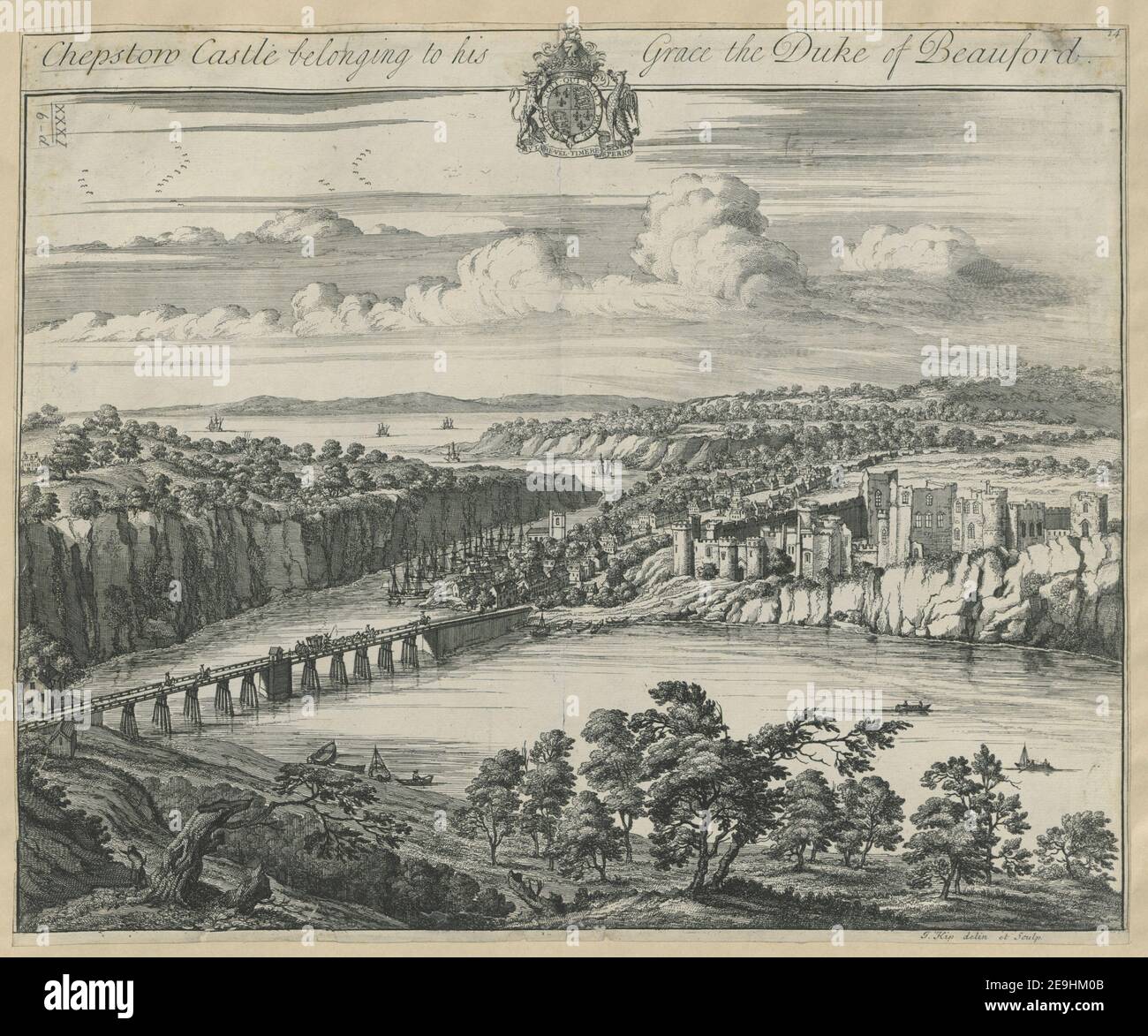 Map of chepstow hi-res stock photography and images - Alamy