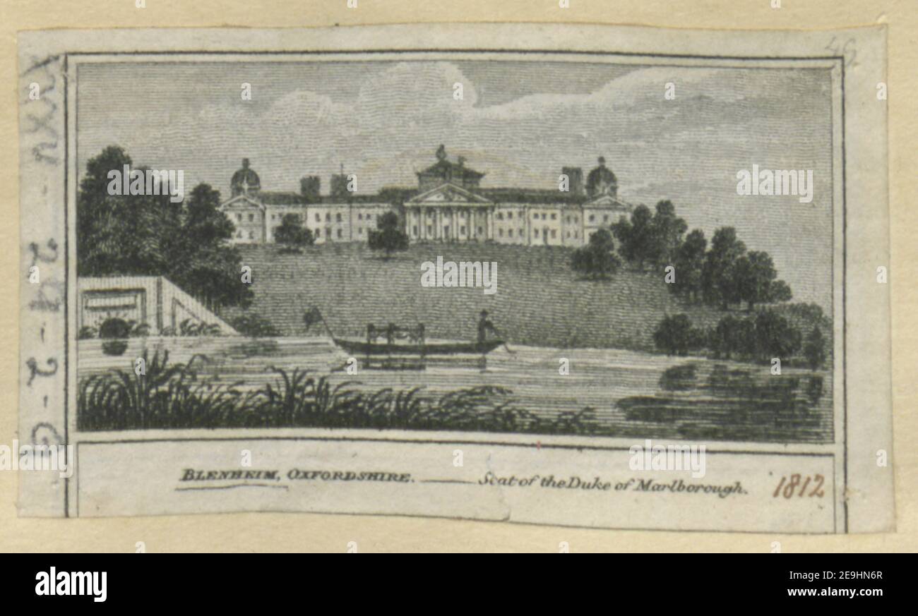 Blenheim map hi-res stock photography and images - Alamy