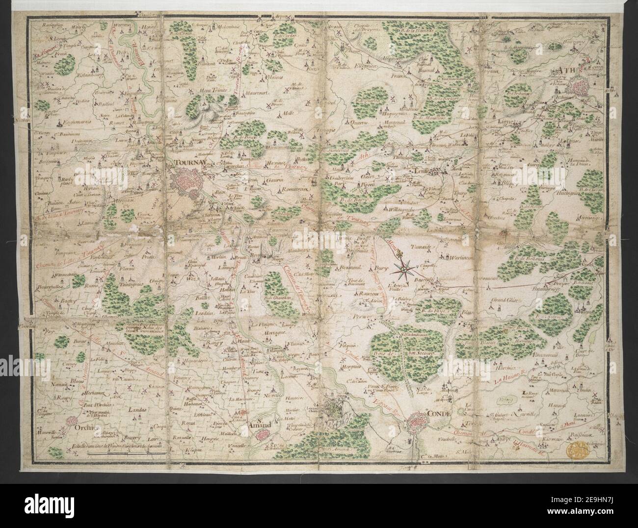 Thuin map hi-res stock photography and images - Alamy