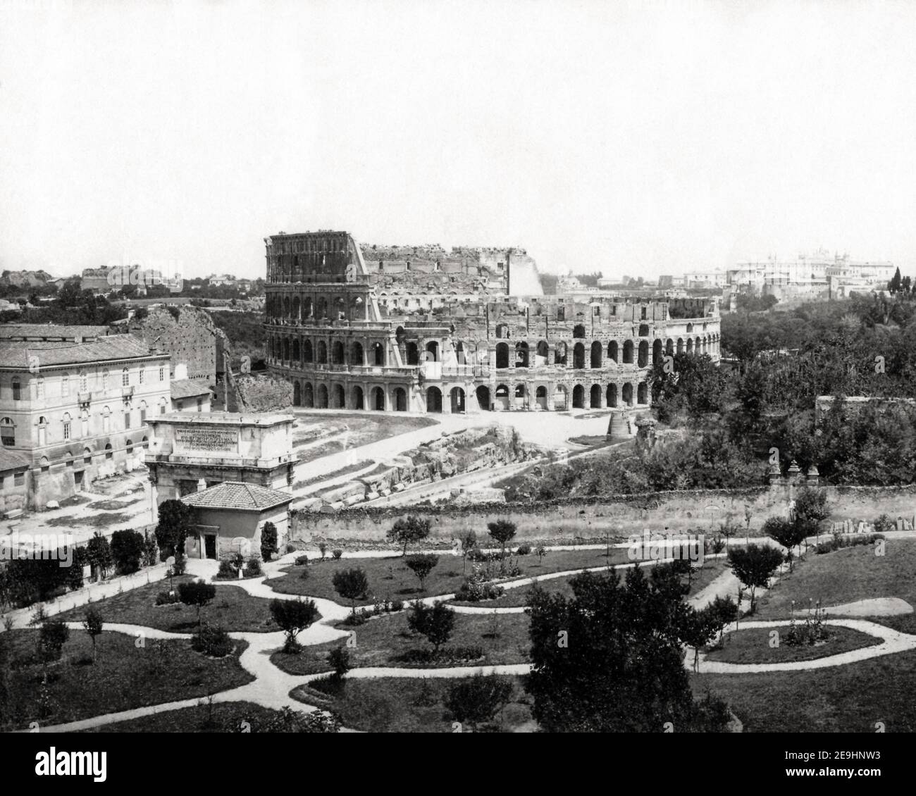 19th century photo of colosseum hi-res stock photography and images - Alamy