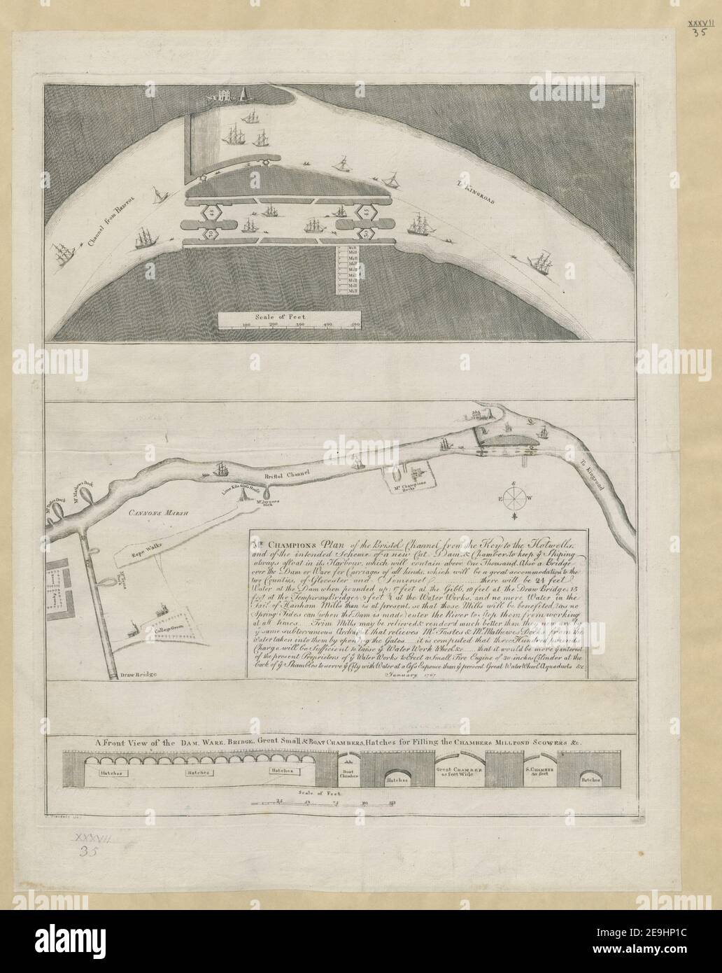 Bristol channel map hi-res stock photography and images - Alamy