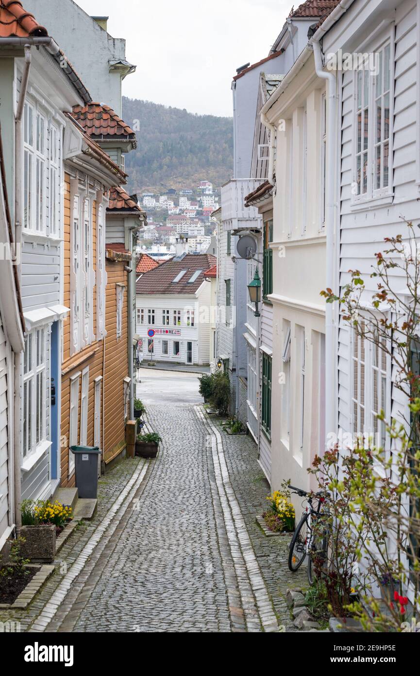 Kjellersmauet, Engen, Bergen, Norway Stock Photo - Alamy