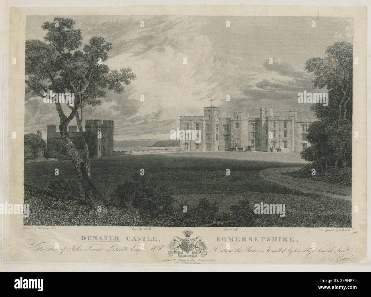 Map of dunster hi-res stock photography and images - Alamy