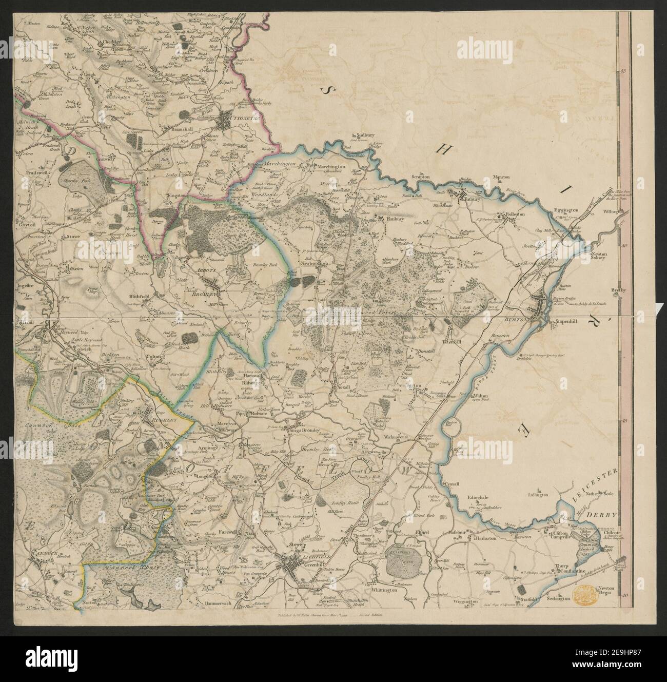 A Topographical Map of the COUNTY of STAFFORD From an ACTUAL SURVEY ...