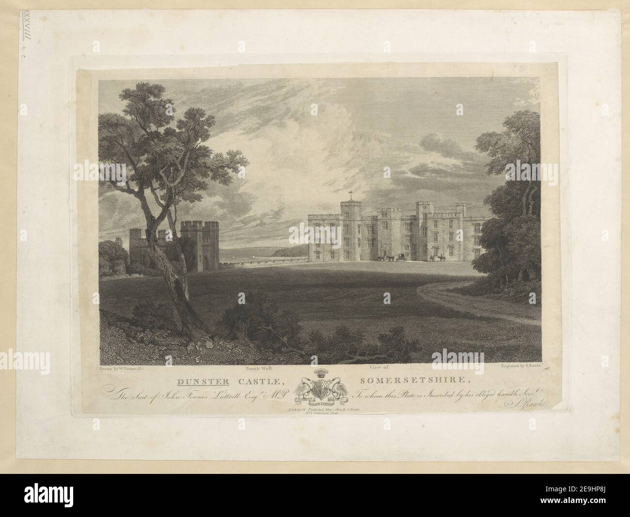 Map of dunster hi-res stock photography and images - Alamy