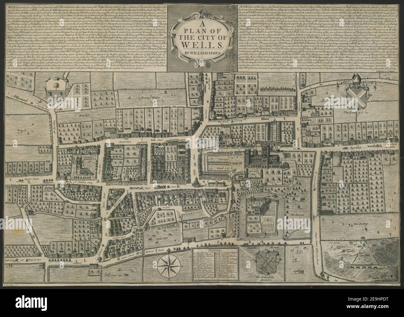 Map of wells hi-res stock photography and images - Alamy