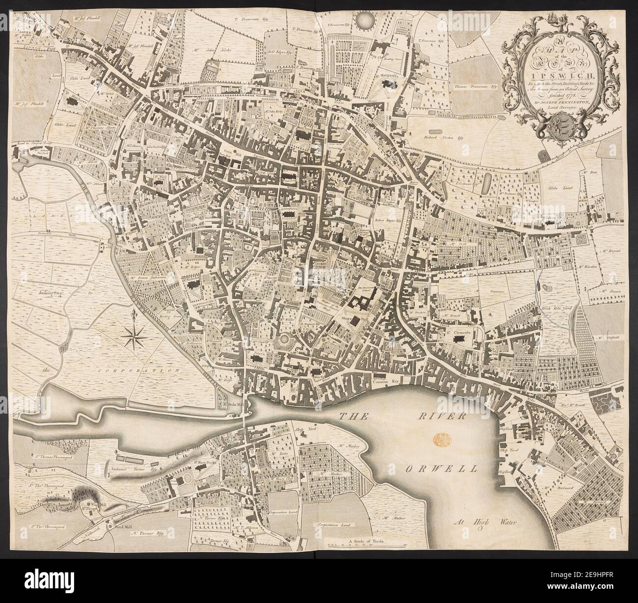 Copperplate map of london hi-res stock photography and images - Alamy