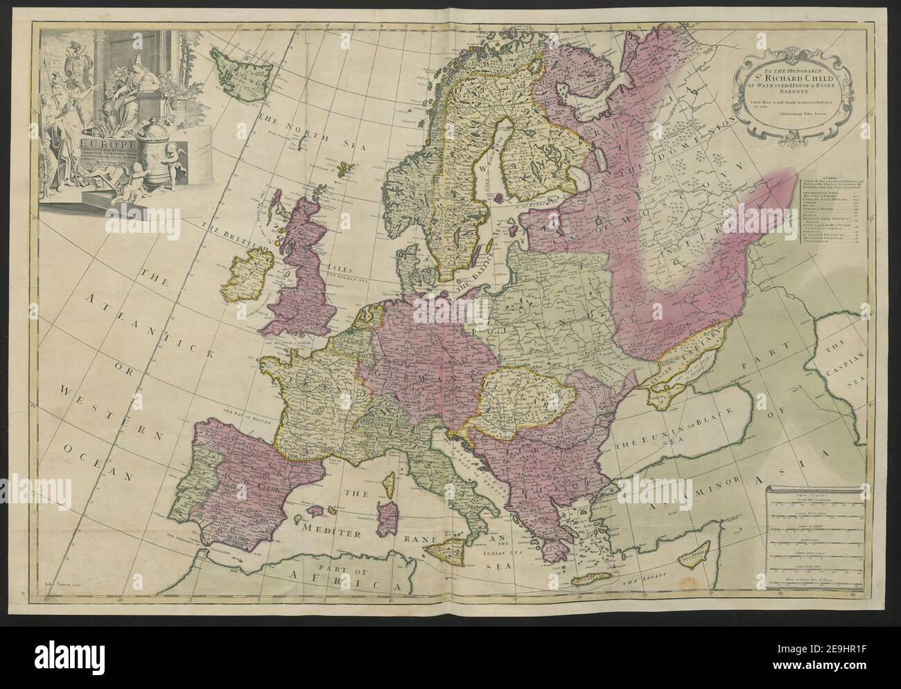 Map of europe 1820 hi-res stock photography and images - Alamy