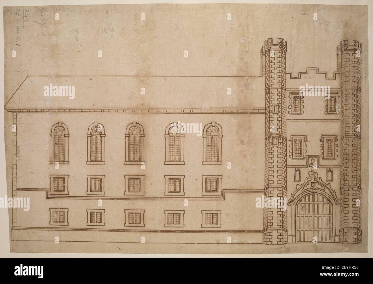 Guildford map hi-res stock photography and images - Alamy