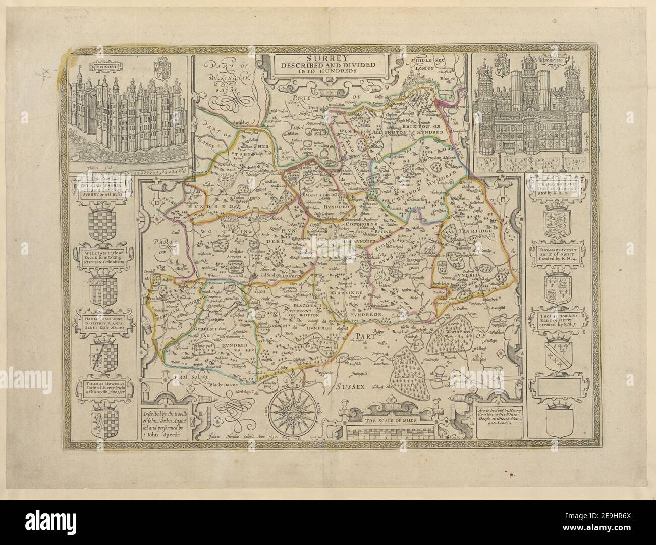 John speed map of london hi-res stock photography and images - Alamy