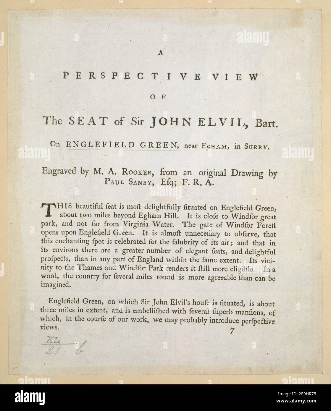 Egham map hi-res stock photography and images - Alamy