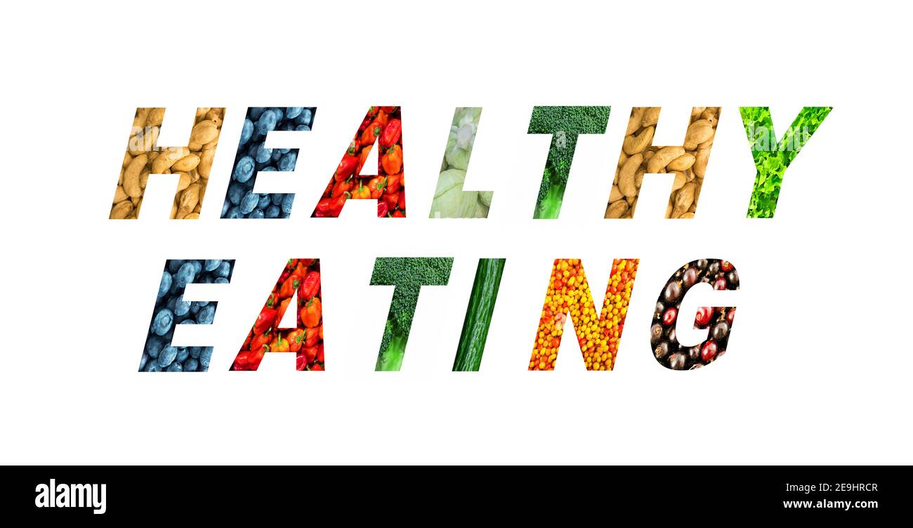 Title healthy Cut Out Stock Images & Pictures - Alamy