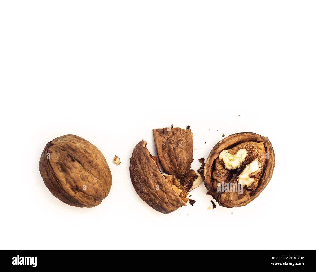 wallnuts isolated on 255 white Stock Photo - Alamy