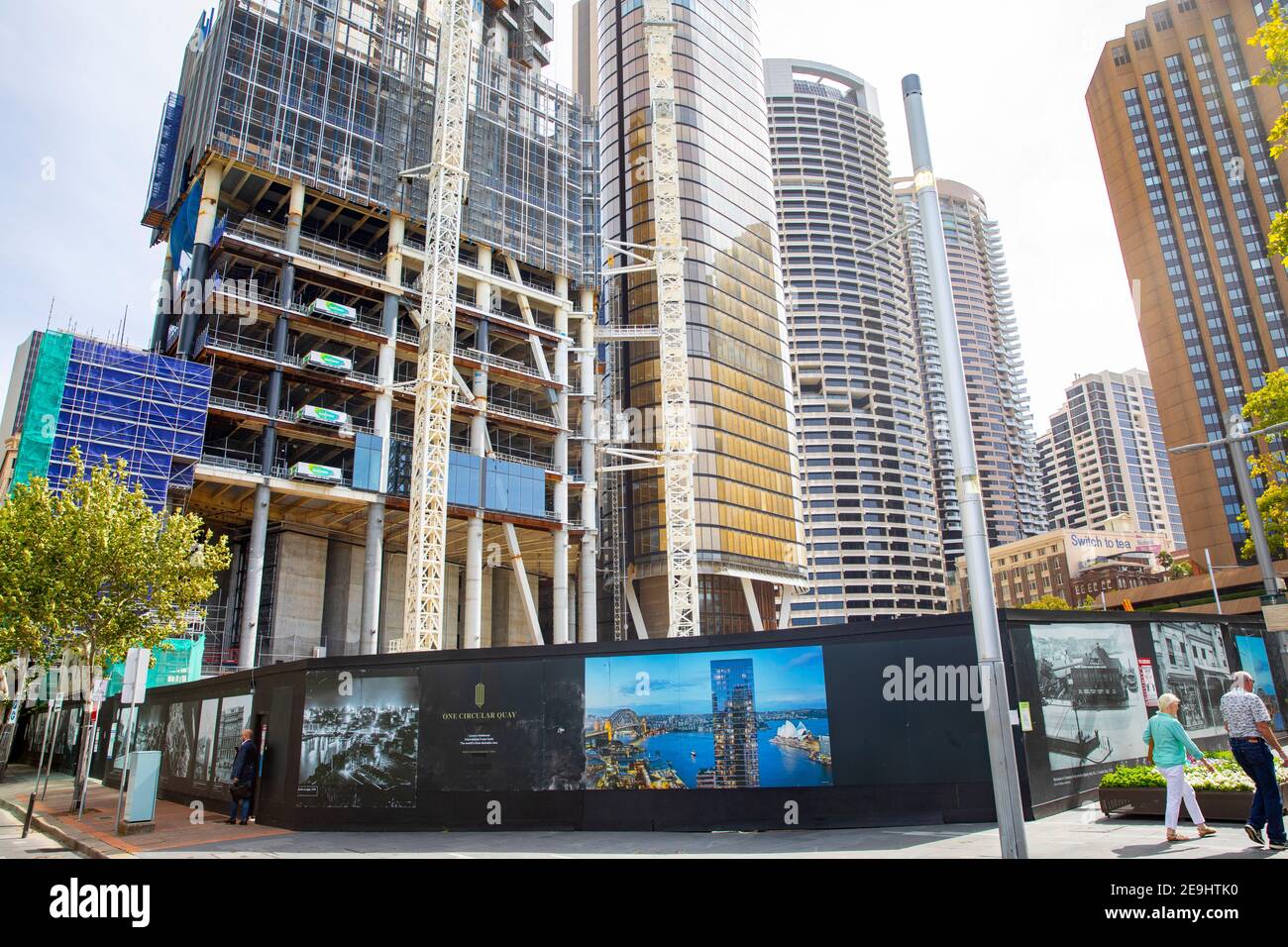 Sydney construction site at One Circular Quay to develop high rise ...
