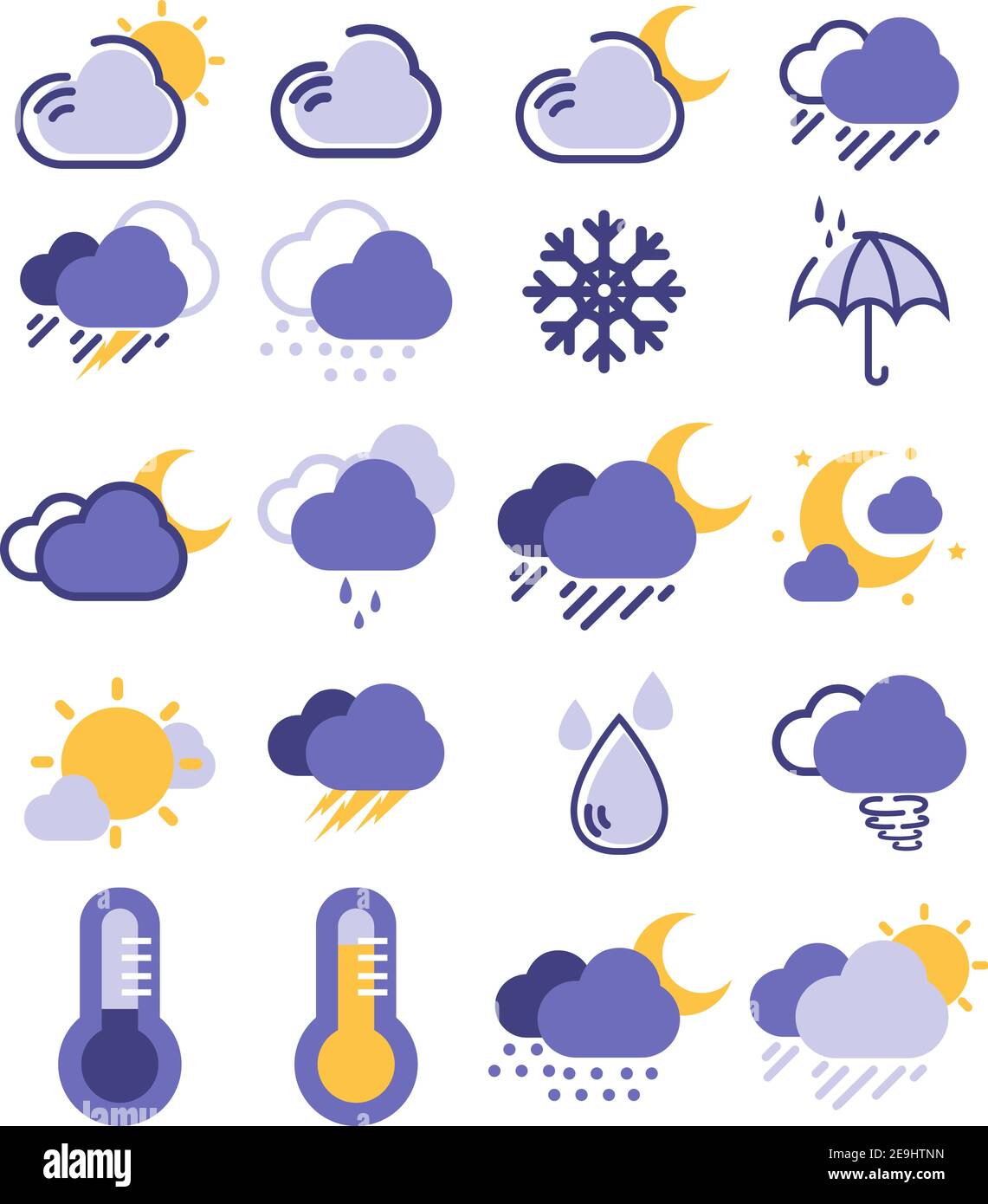 Climate change, illustration, vector on white background Stock Vector ...