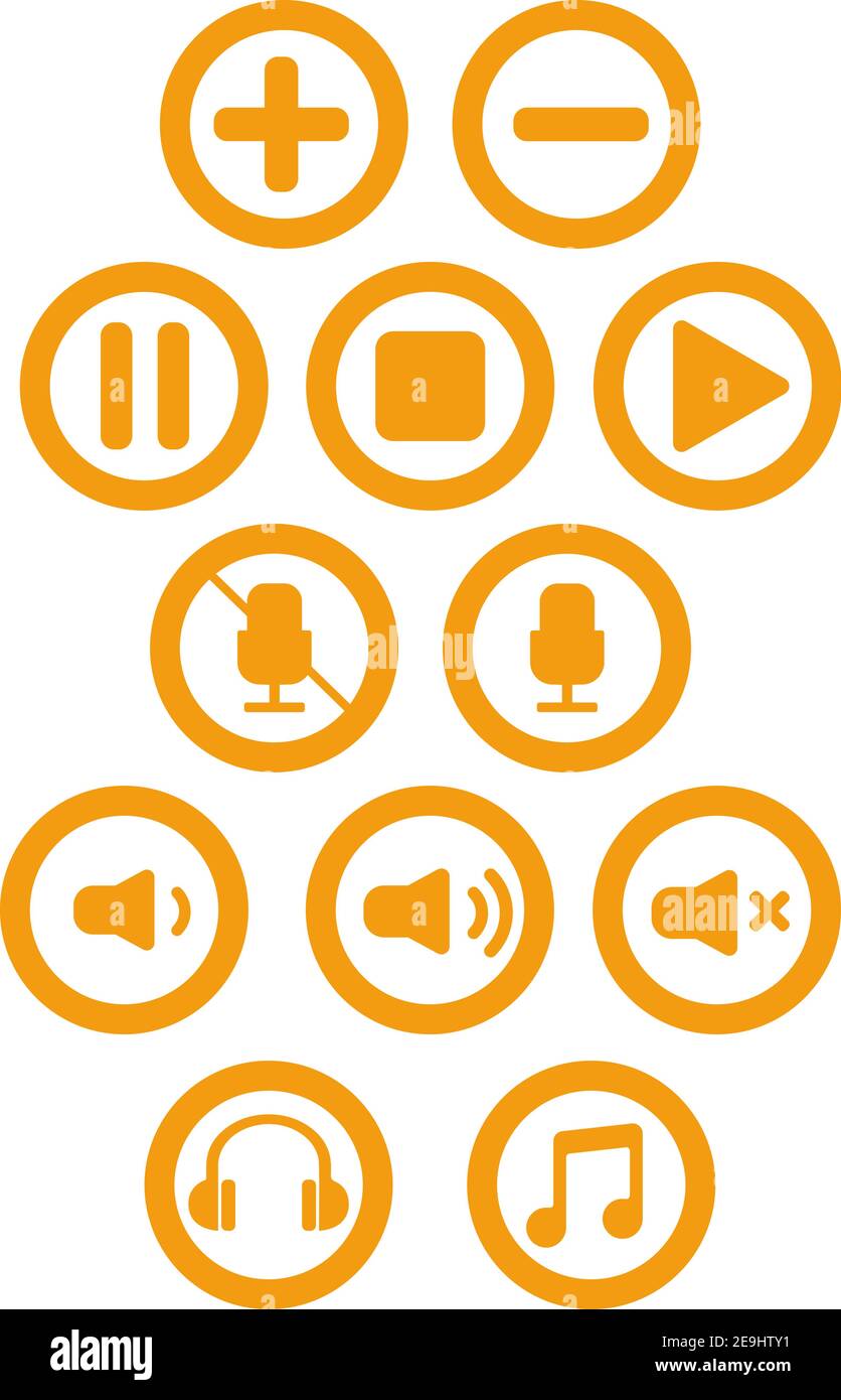 Control options, illustration, vector on white background Stock Vector ...