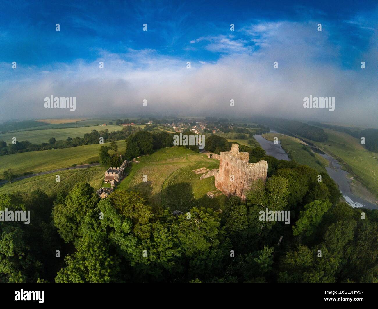 Norham Castle one of the most important of the Border castles was built ...