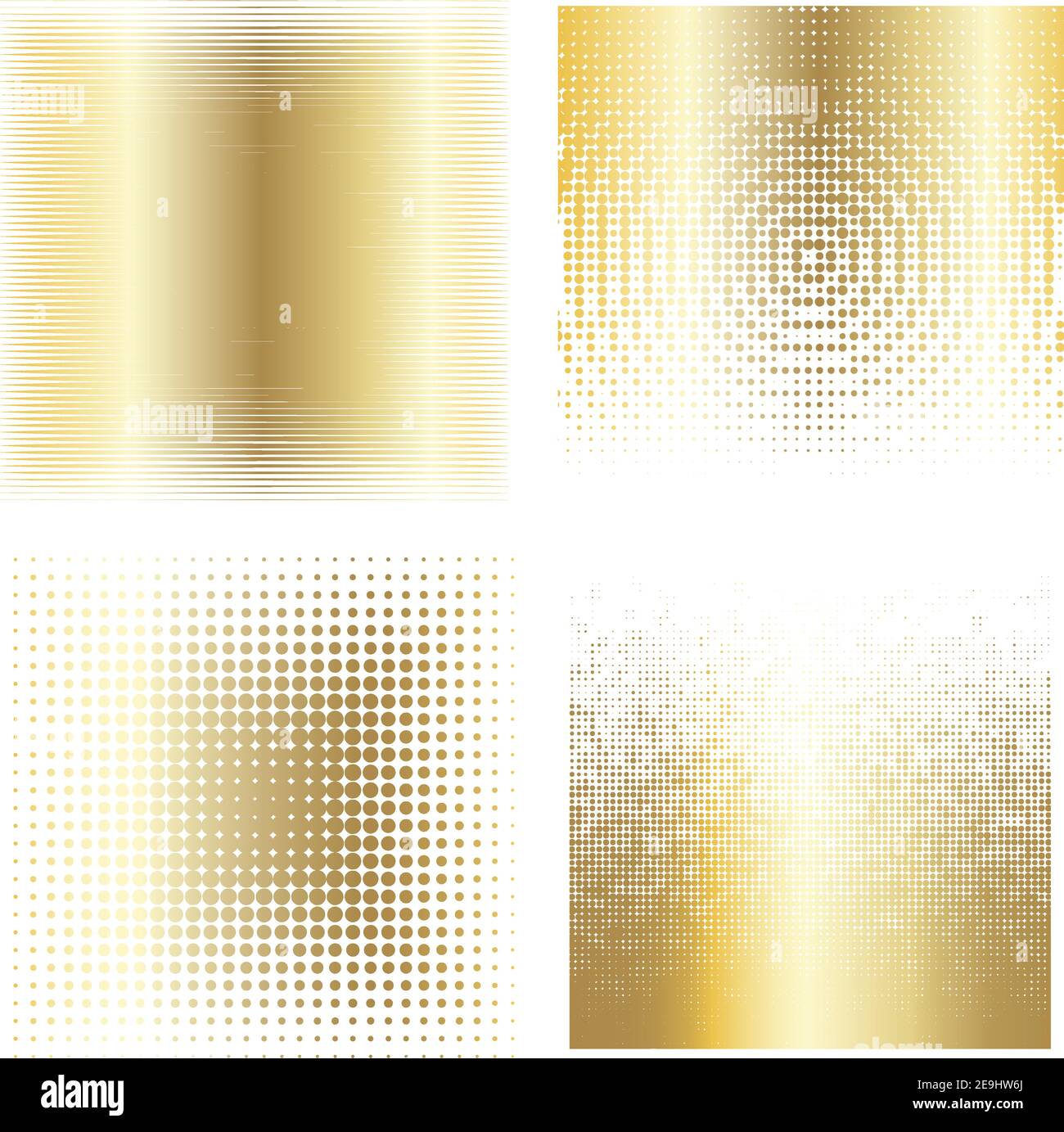 Collection halftone shapes Stock Vector Images - Alamy