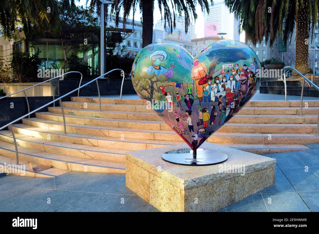 Union Square San Francisco Heart