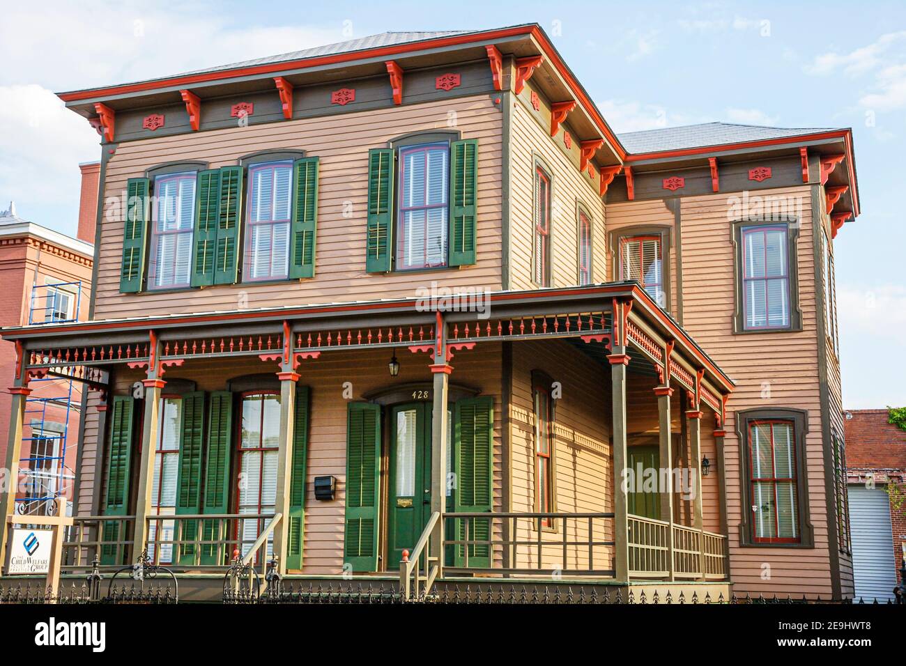 Alabama Montgomery Old Alabama Town restored historical,Gallagher house ...