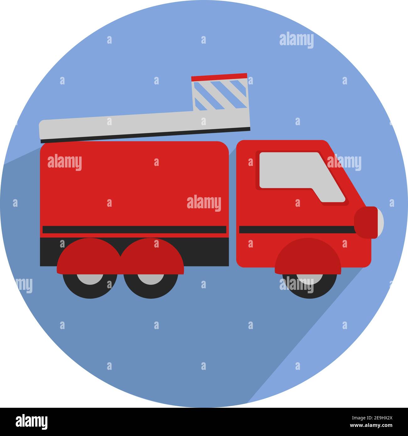 Red white fire truck hi-res stock photography and images - Alamy