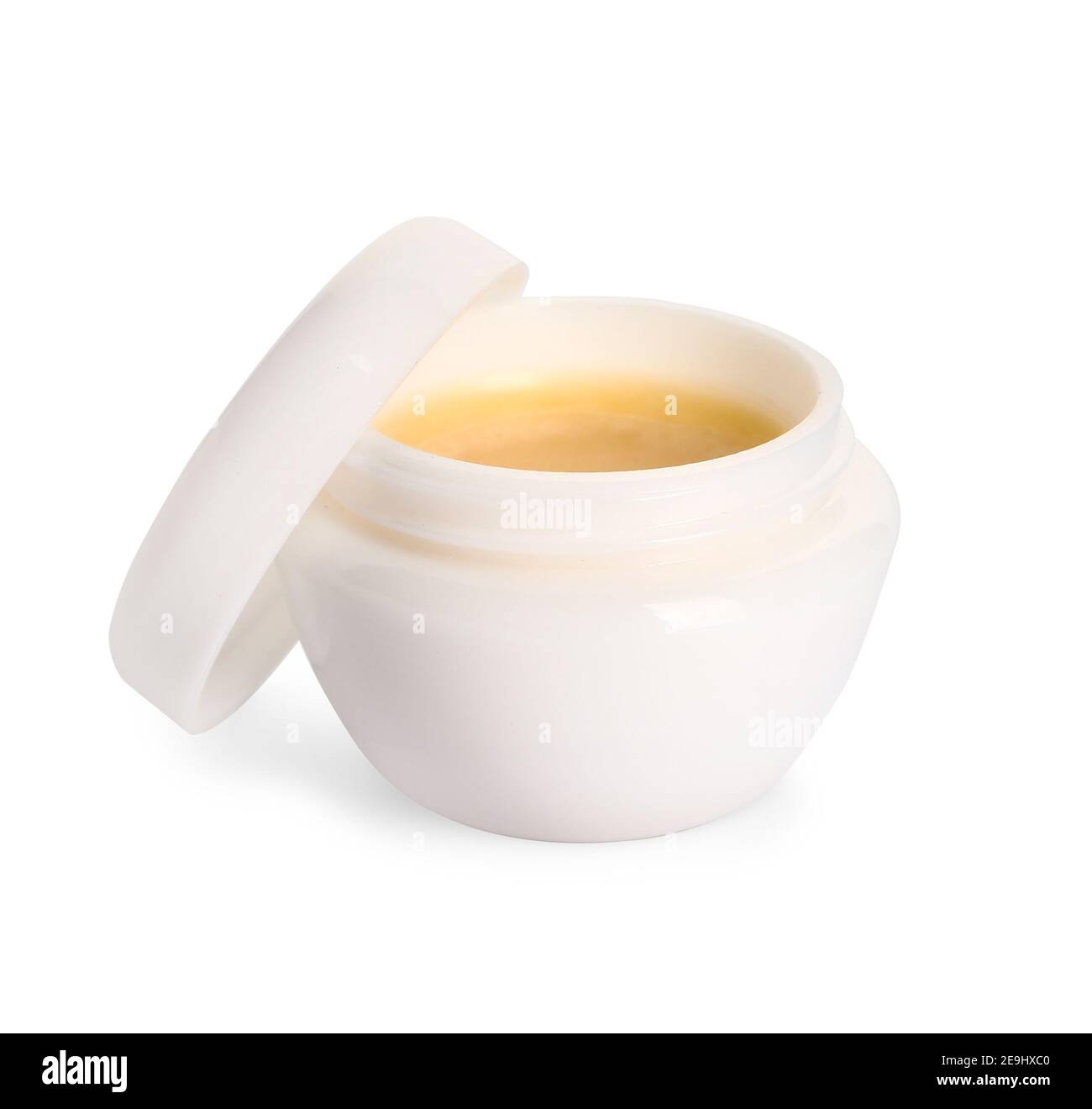 Natural lip balm on white background Stock Photo - Alamy