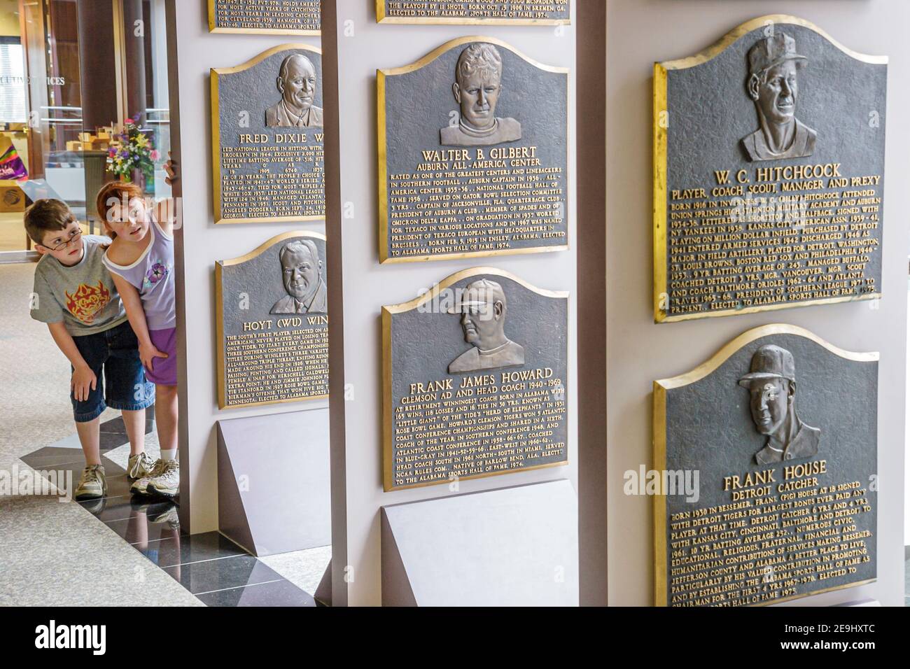 Birmingham Alabama,Alabama Sports Hall of Fame exhibit,members ...