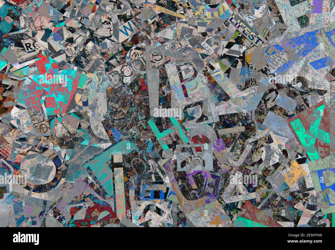 Abstract words and letters background texture Stock Photo - Alamy