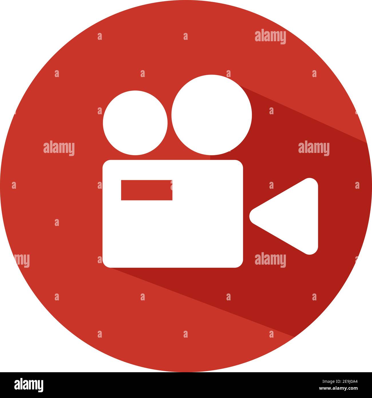 Vector movie projector vintage Cut Out Stock Images & Pictures - Alamy