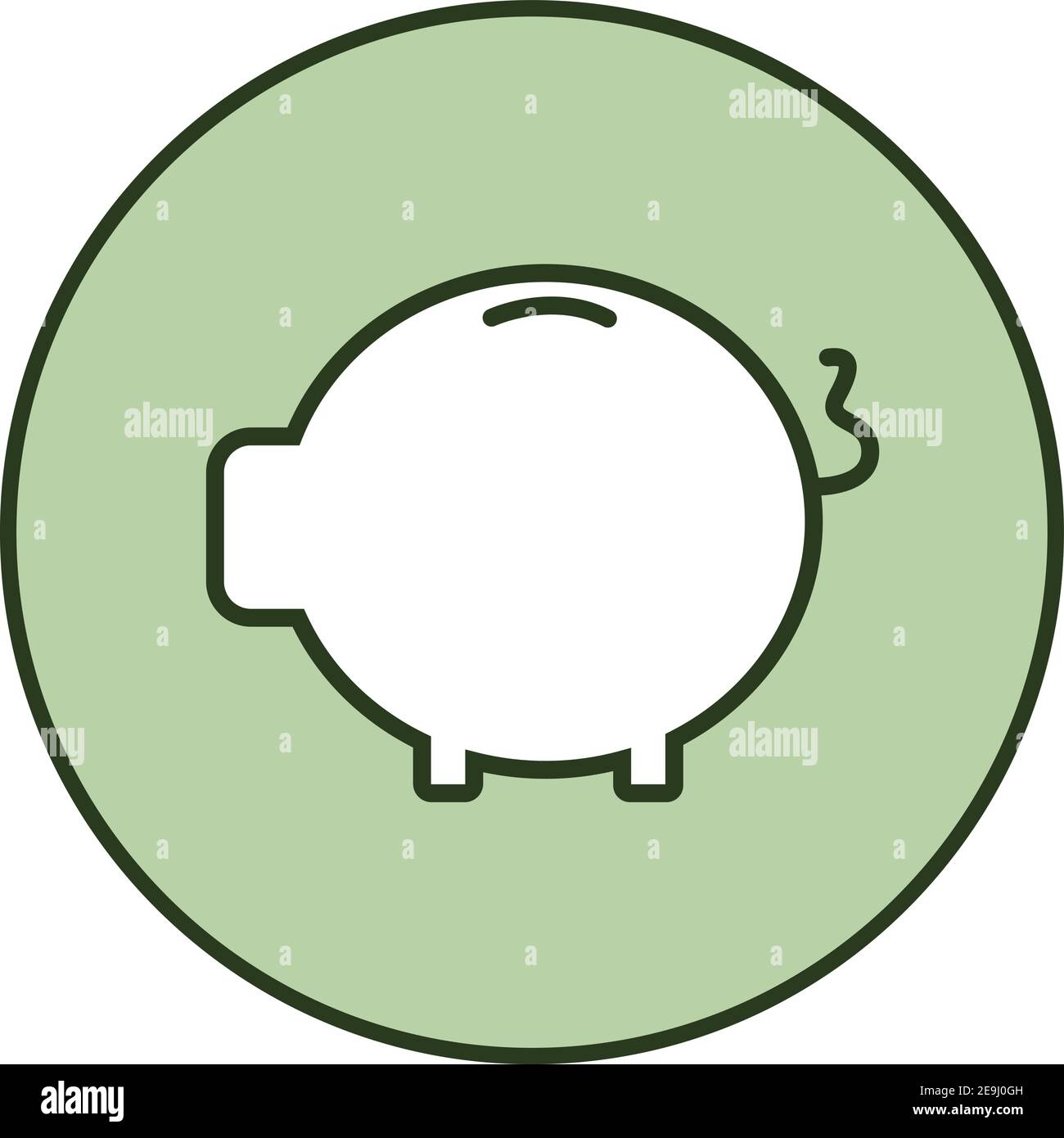 Piggy bank, illustration, vector on white background Stock Vector Image & Art - Alamy
