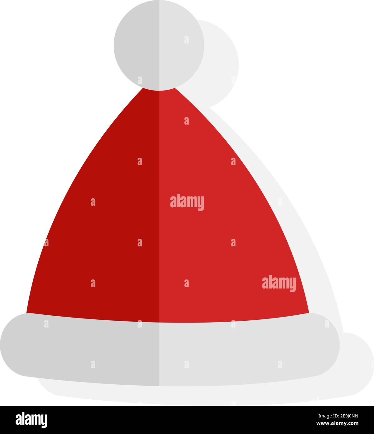 Vector christmas hat on Cut Out Stock Images & Pictures - Alamy