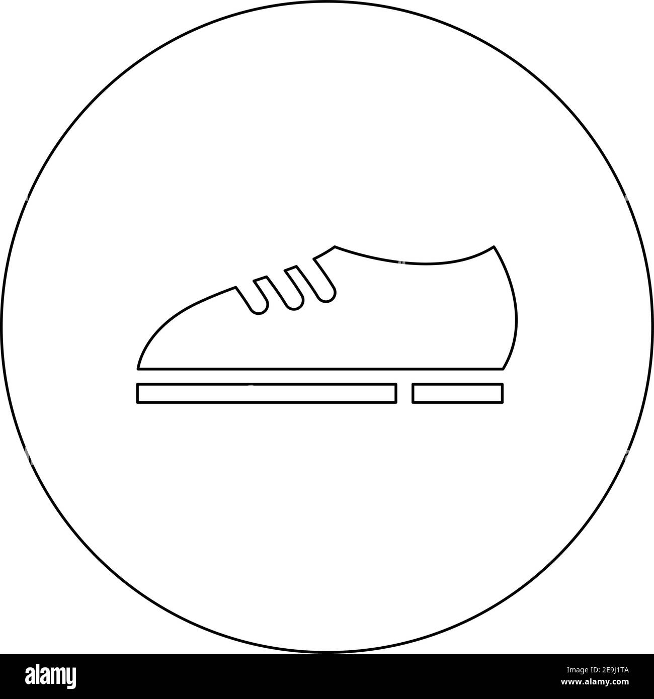 White shoe, illustration, vector on white background Stock Vector Image ...