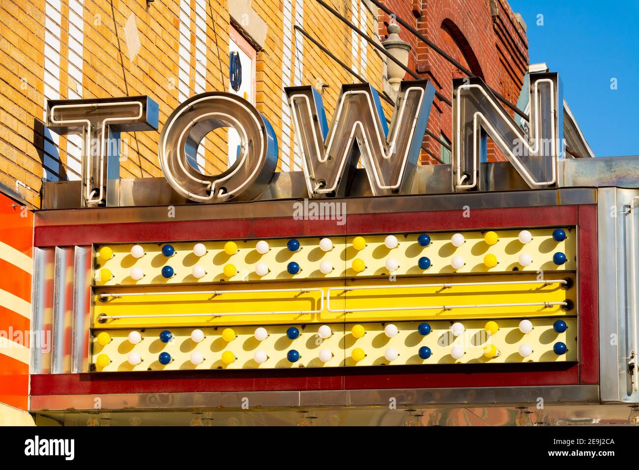 Old Movie Theater Marquee High Resolution Stock Photography and Images ...